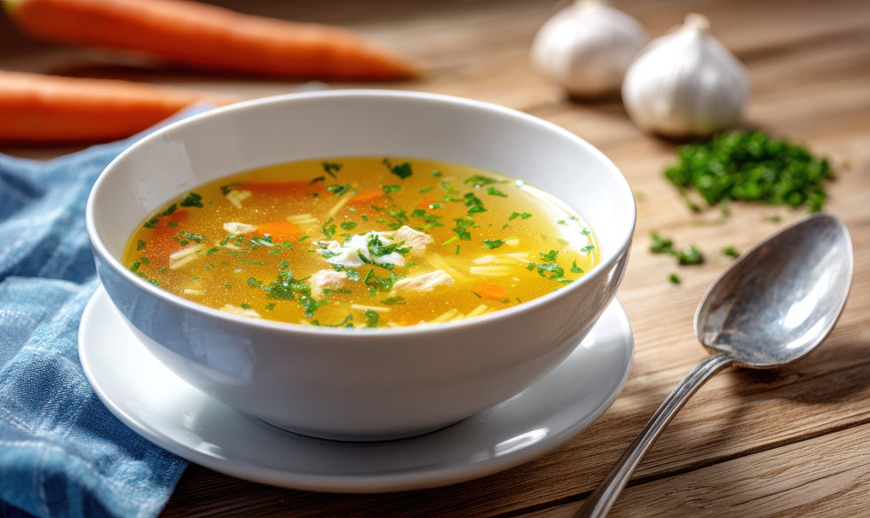 Kosher Chicken Soup - 1 Quart – FeedingUKosher